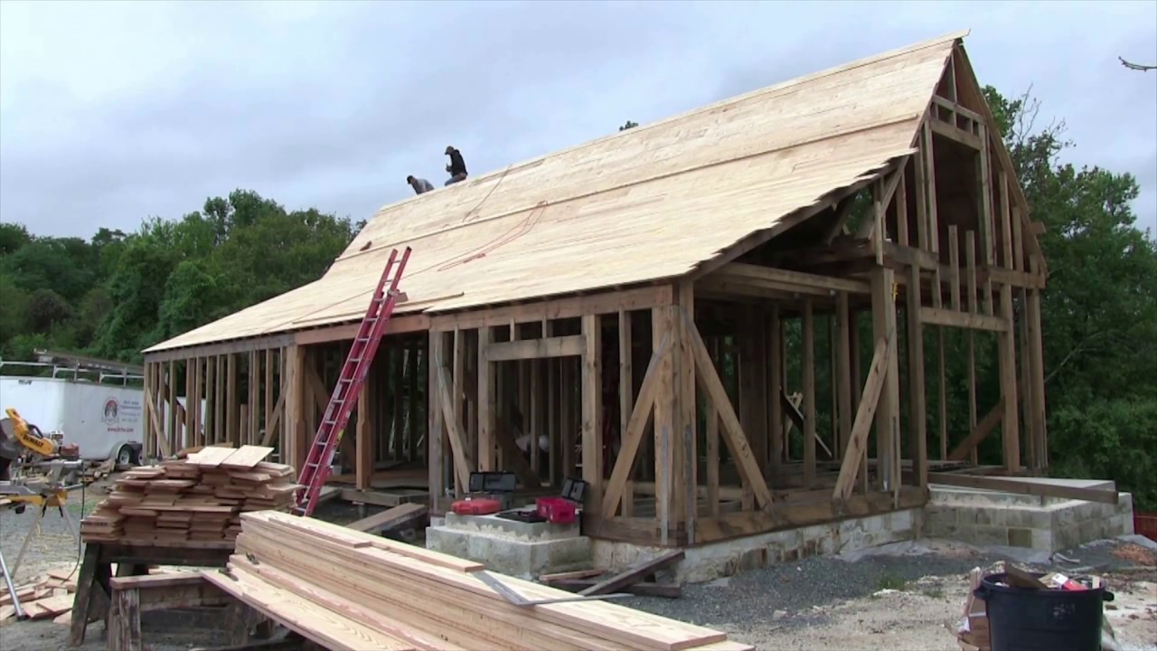Building George's House: Timber Framing - YouTube