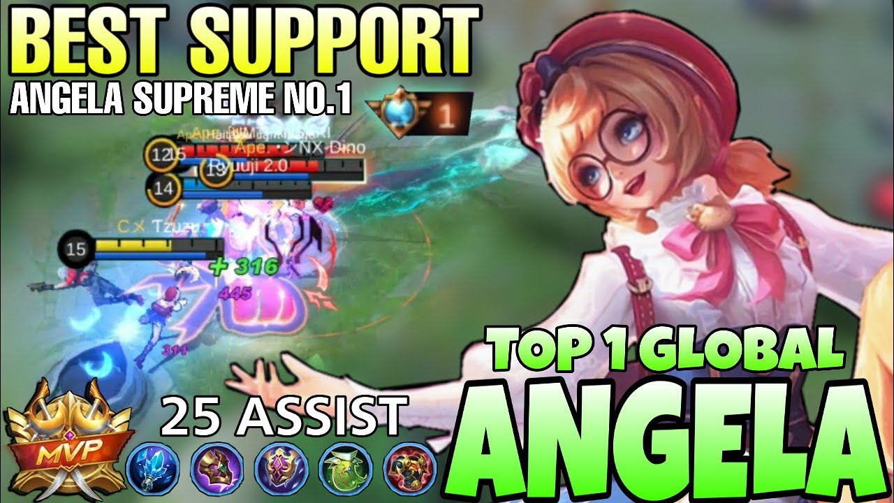 ANGELA SUPREME NO.1 | ANGELA BEST BUILD 2022 | TOP 1 GLOBAL ANGELA ...
