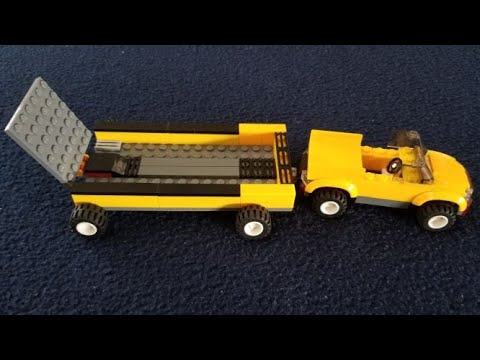 Lego Truck and Trailer with Instructions (Lego Ideas) - YouTube
