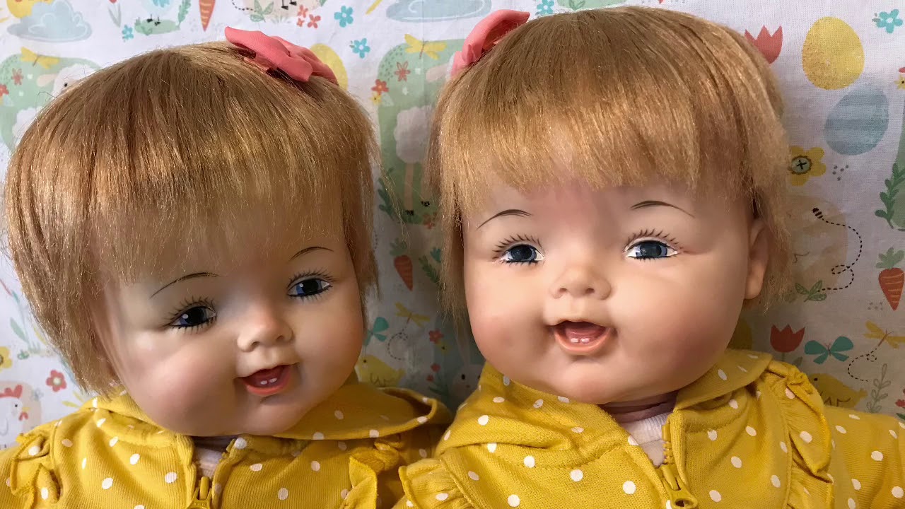 Part 2 Madame Alexander Huggums Twins Makeover - YouTube