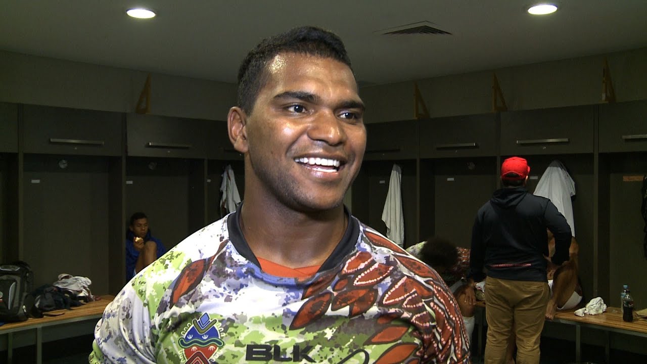 Crampton stoked at scoring a try - YouTube