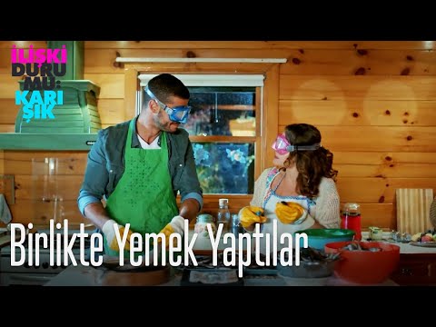 Birlikte yemek yaptılar 🤍​