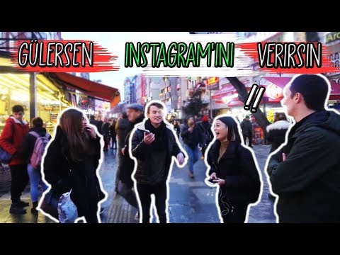 KERİMCAN DURMAZ TAKLİDİYLE KIZLARDAN INSTAGRAM ALMAK ! - ( SOKAKTA PARA DAĞITTIK ! )