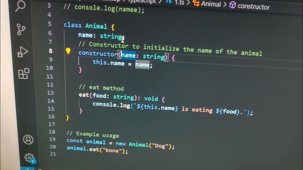 TypeScript & Angular (Part 10) What is OOP? | Correct Syntax of Inheritance Piller - YouTube