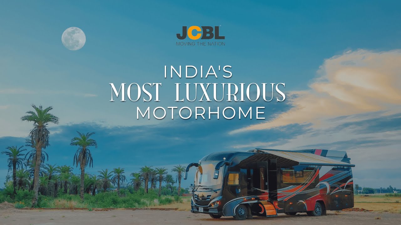 INDIA'S MOST LUXURIOUS MOTORHOME|CARAVAN by JCBL - YouTube