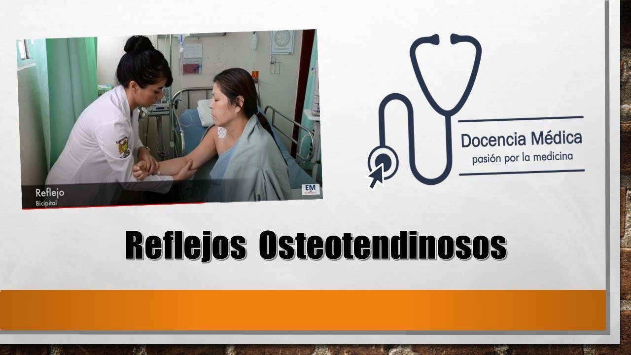 REFLEJOS OSTEOTENDINOSOS - YouTube