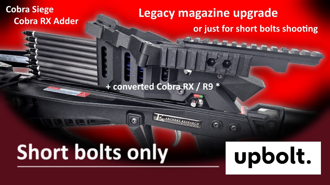 UPBOLT V2 magazine (Rear part only - for 7.5"short bolts) - for Cobra ...
