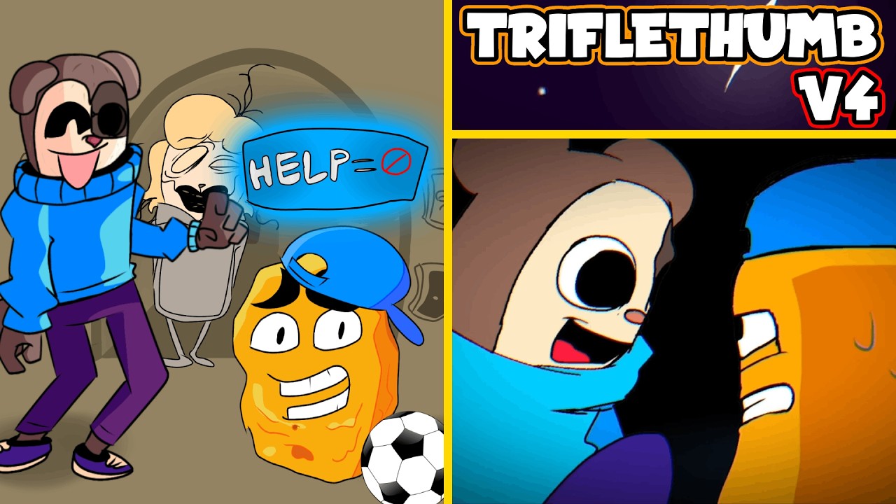 FNF: TRIFLETHUMB V4 // FAN-MADE HIGH EFFORT // Singing Nugget Friday ...