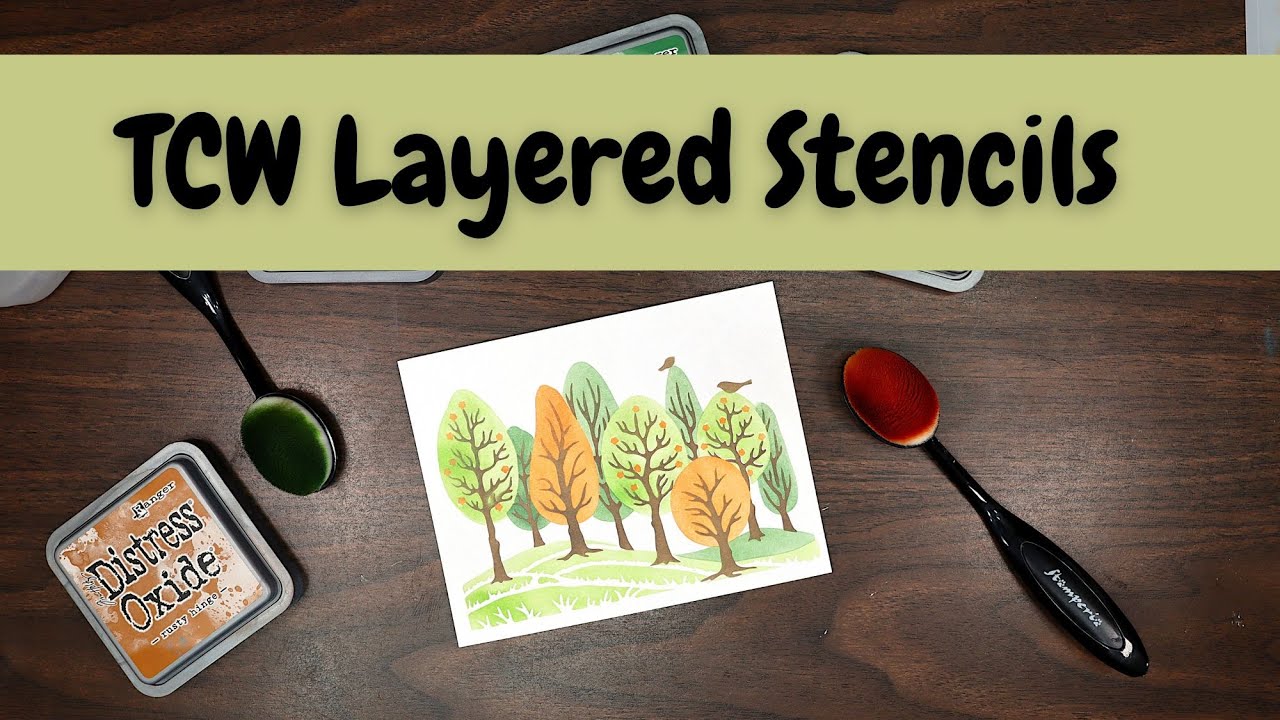 Using TCW Layered A2 Stencils - YouTube