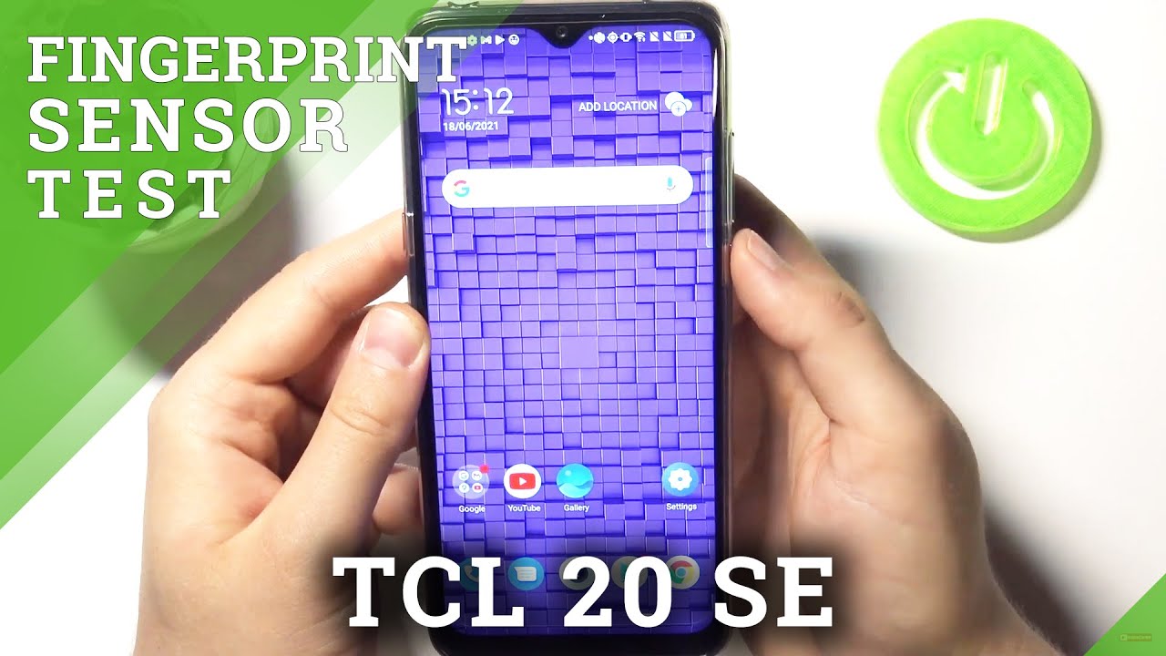 How to Test Fingerprint Sensor in TCL 20 SE - How Fast Fingerprint ...