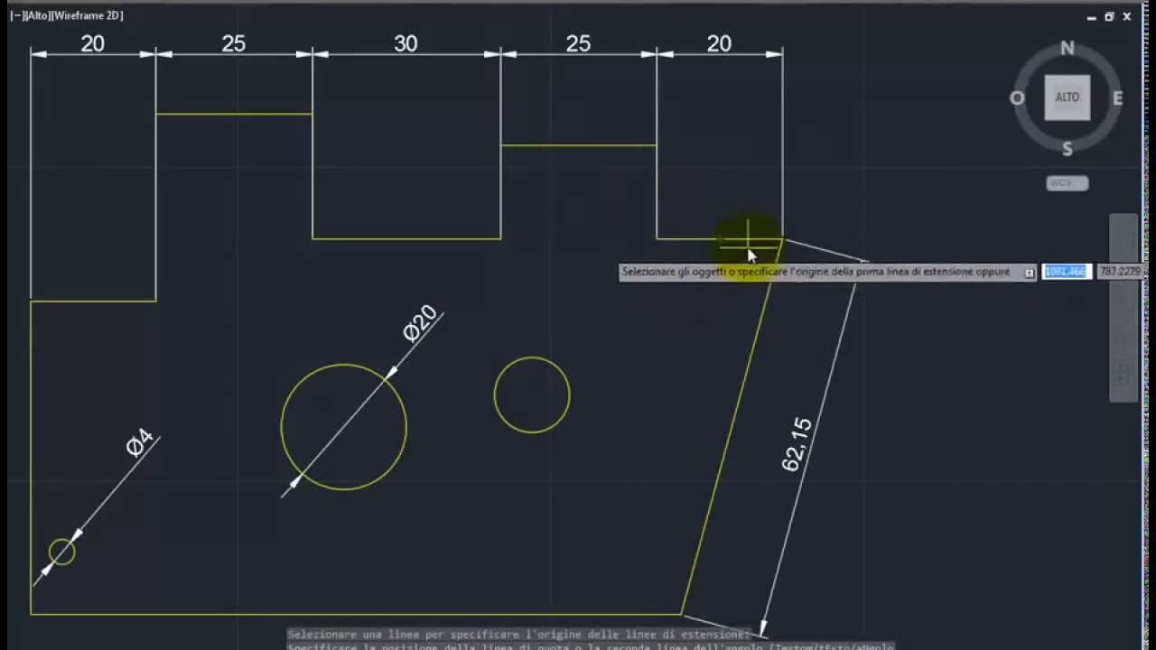 Quotatura AutoCad 2016 - TuToRiaL - YouTube