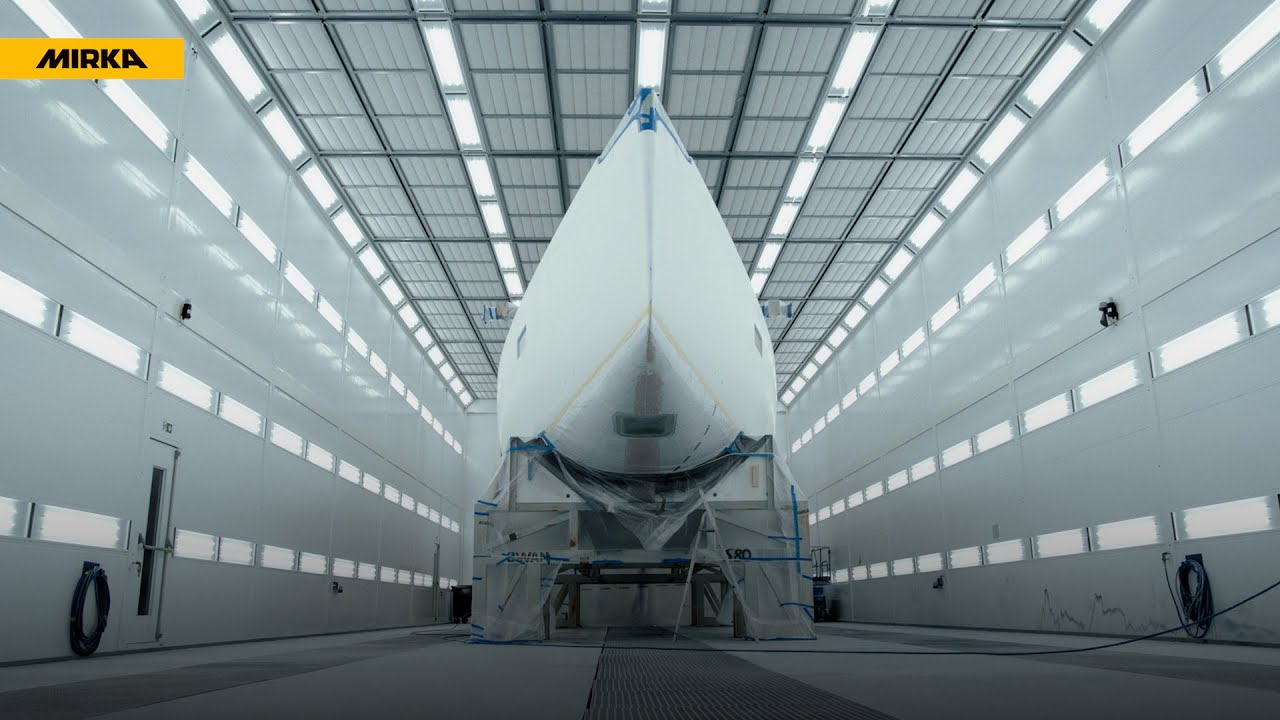 The role of Mirka in Nautor's yacht production - YouTube