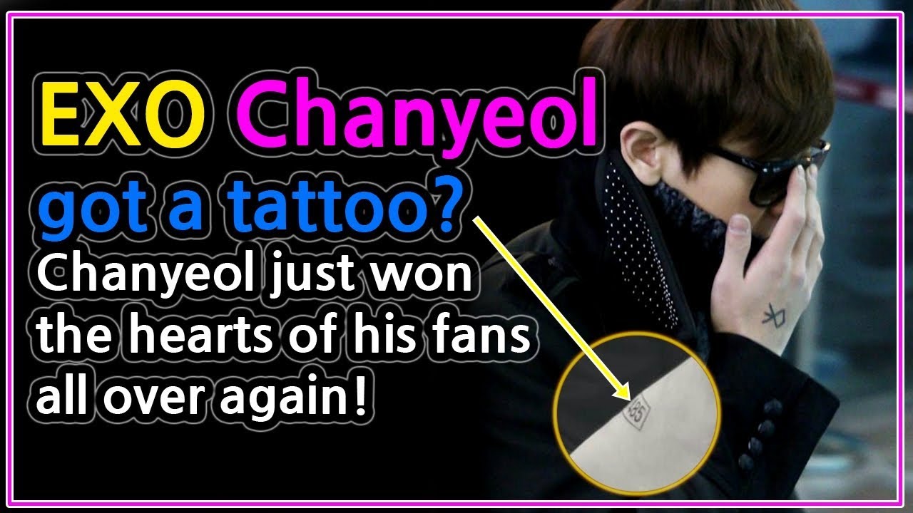 Is exo chanyeol got a tattoo?? Chanyeol just won the hearts of his fans ...