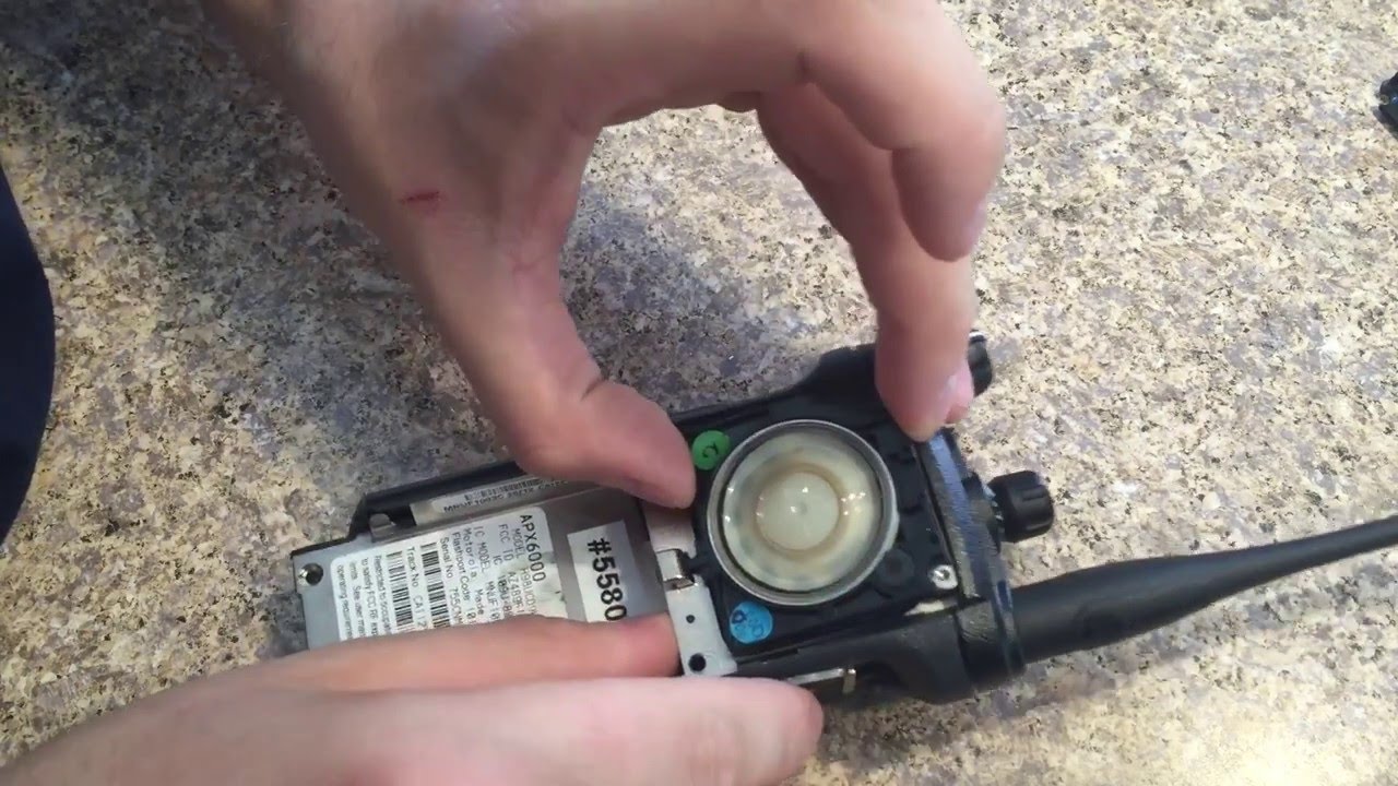 How To Upgrade or Change a Motorola APX Housing - YouTube