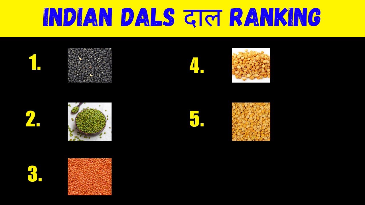 Which Indian Dal is Best - Top 5 Dals of India - YouTube