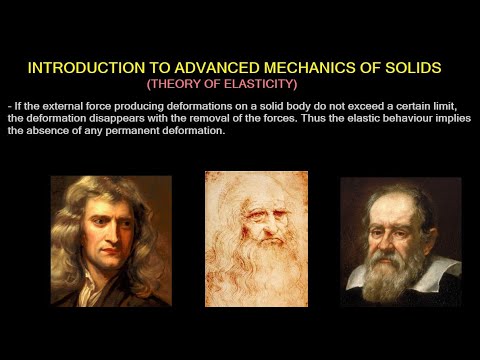 1 Introduction to ADVANCED MECHANICS OF SOLIDS (THEORY OF ELASTICITY ...