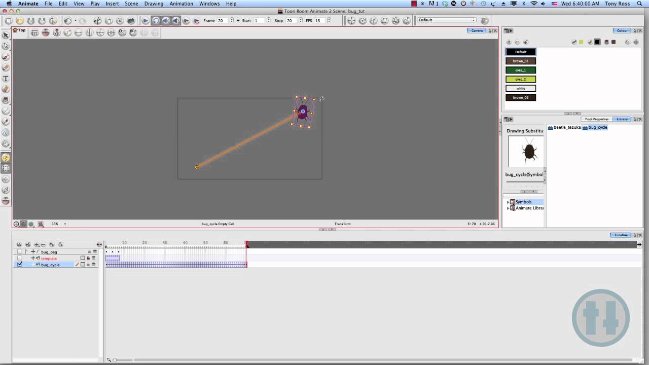 PREVIEW: Toon Boom Animate Bug/Insect Walk Cycle [PREMIUM] - YouTube