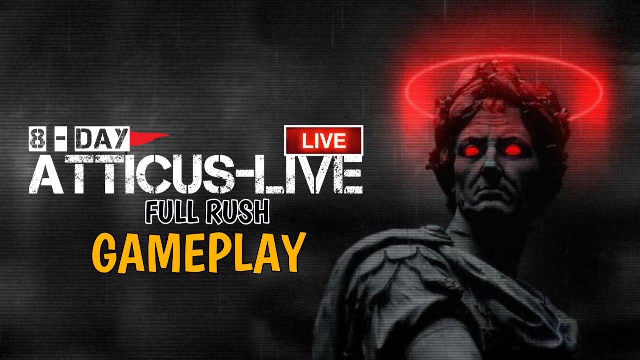 8TH DAY BGMI LIVE STREAM |G**F FAAD FULL RUSH GAMEPLAY WITH ATTICUS LIVE - YouTube