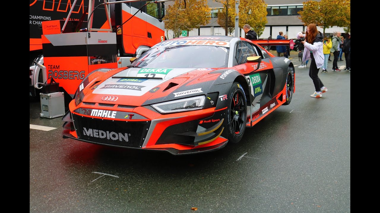 [Audi R8 DTM in Frankfurt] Team Rosberg beim der Jubiläumsfeier vom ...