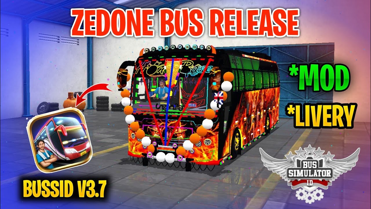 New Zedone Bus Mod Tamil | Bus Simulator Indonesia | Zedone Bus Mod In ...