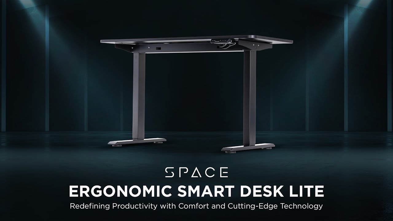 SPACE - Ergonomic Smart Desk Lite - YouTube