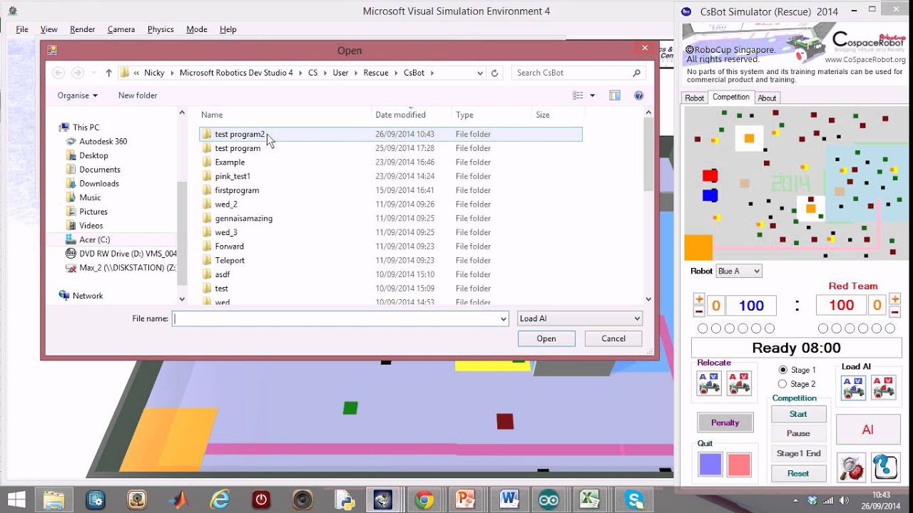 Improving your program: Task 6 - staying in the blue area - YouTube