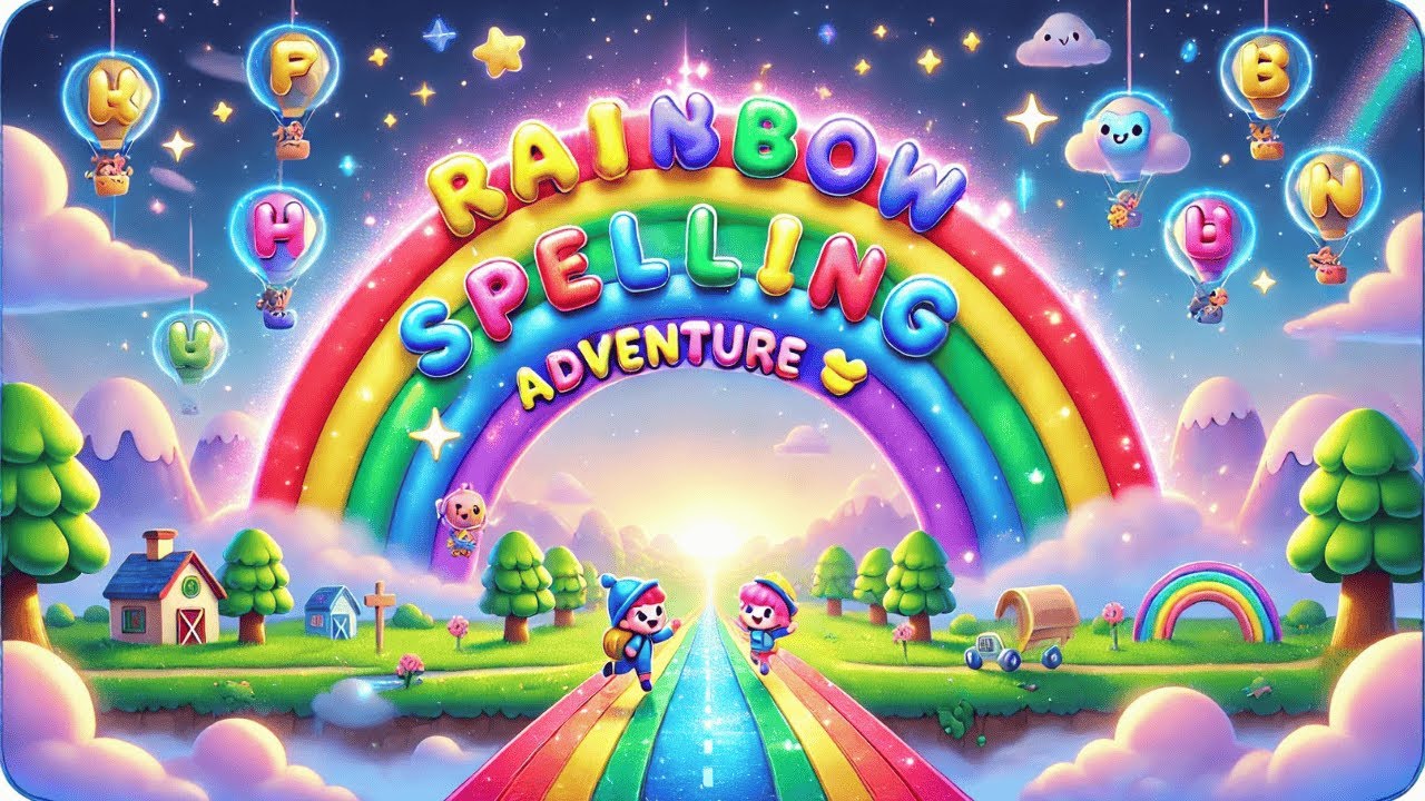 Rainbow Spelling Adventure 🌈 | Spelling Song for Kid's in English - YouTube
