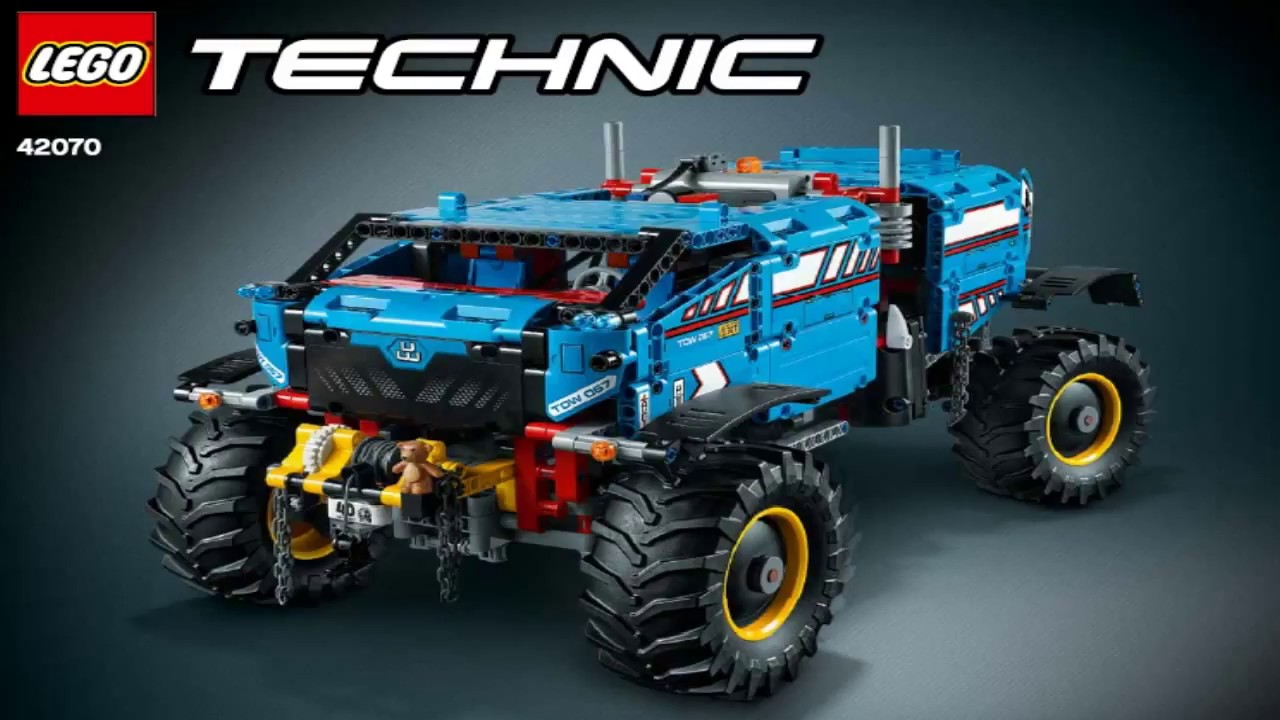 LEGO Technic 6X6 ALL TERRAIN TOW TRUCK 42070 #2 - YouTube