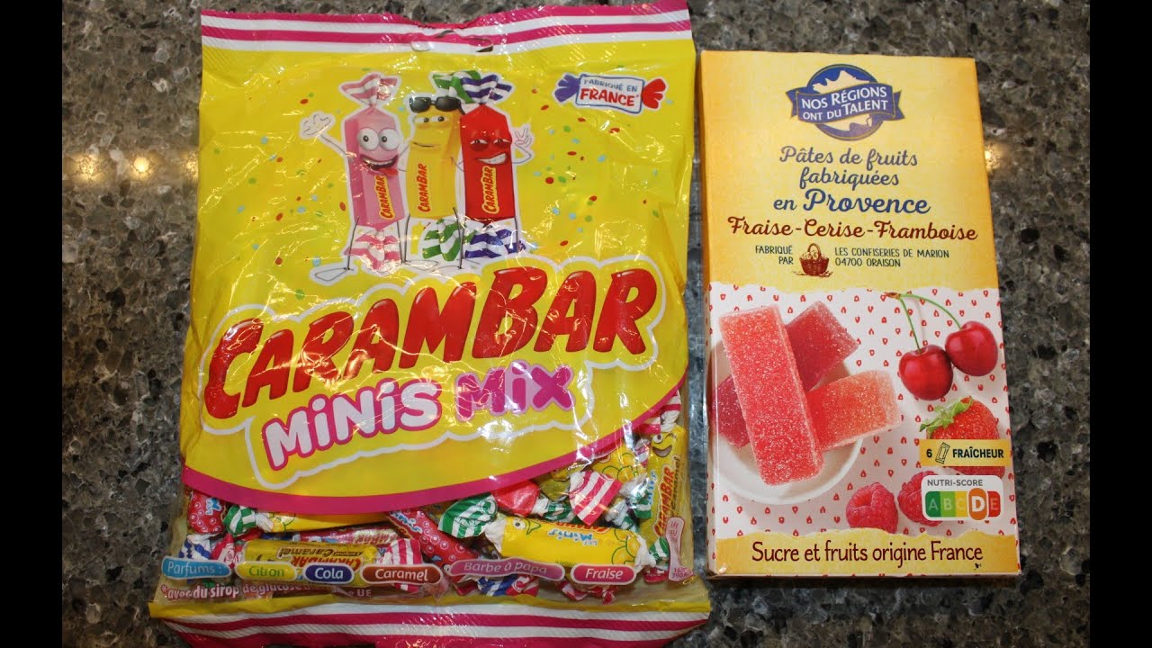 Carambar Minis Mix & Nos Regions Ont du Talent Pates de Fruits Review ...