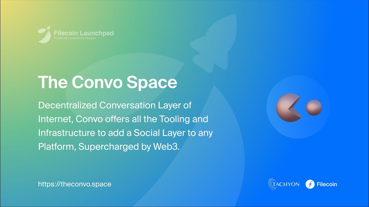 The Convo Space, A Filecoin Launchpad Accelerator II Team - YouTube