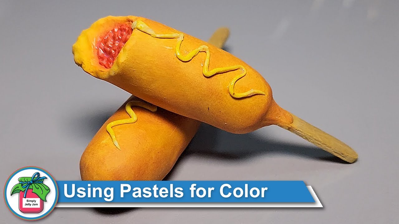 Polymer Clay Corn Dogs - YouTube