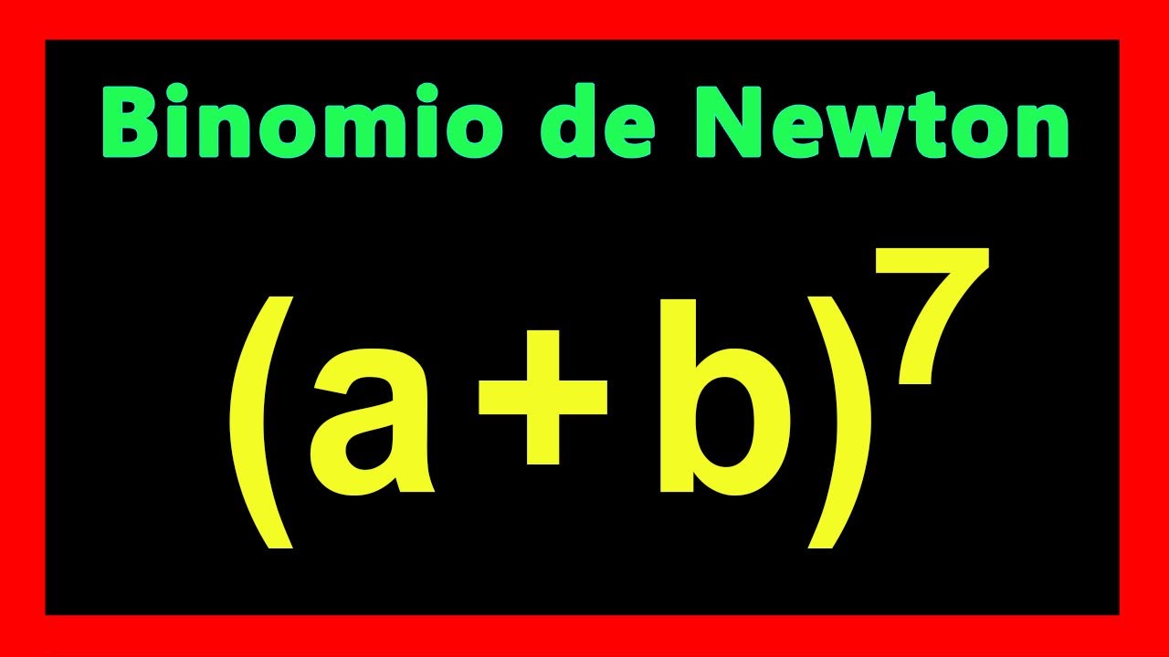 👉 Binomio de Newton Ejercicios - YouTube