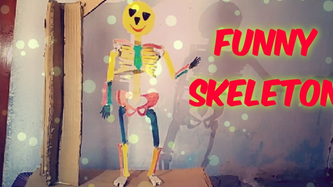 LEARN HOW TO MAKE 3D SKELETON WITH WASTE MATERIALS 💞💥 - YouTube