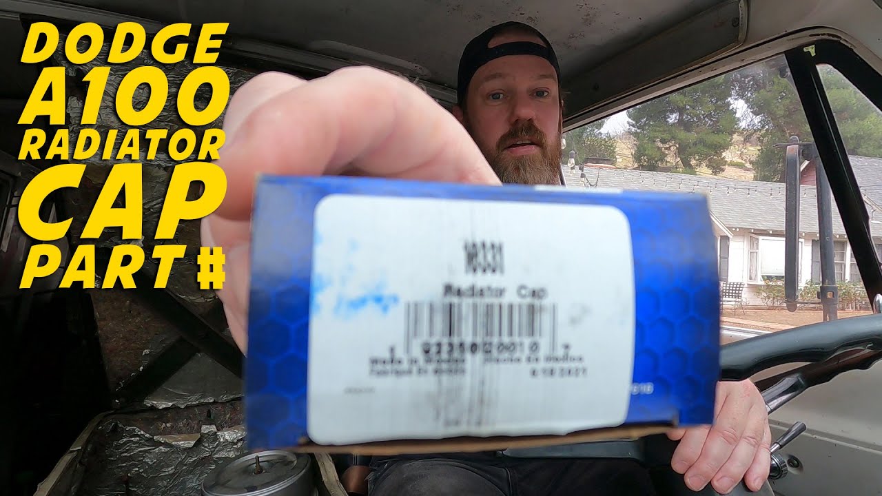 1965 Dodge A100 Radiator Cap Part # and Pre MoonEyes - YouTube
