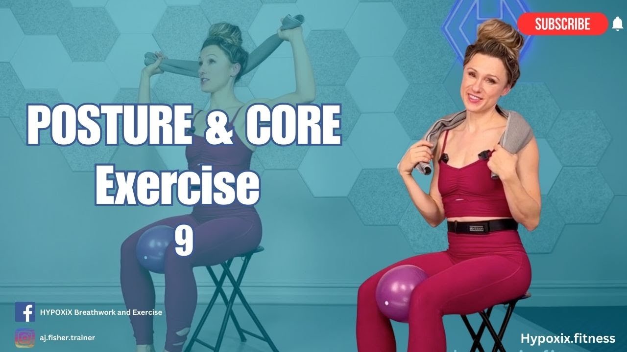 POSTURE & CORE EXERCISE - YouTube