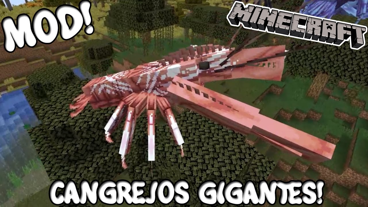 CANGREJOS GIGANTES! Minecraft 1.18.2 MOD NOT SO SHRIMPLE! - YouTube