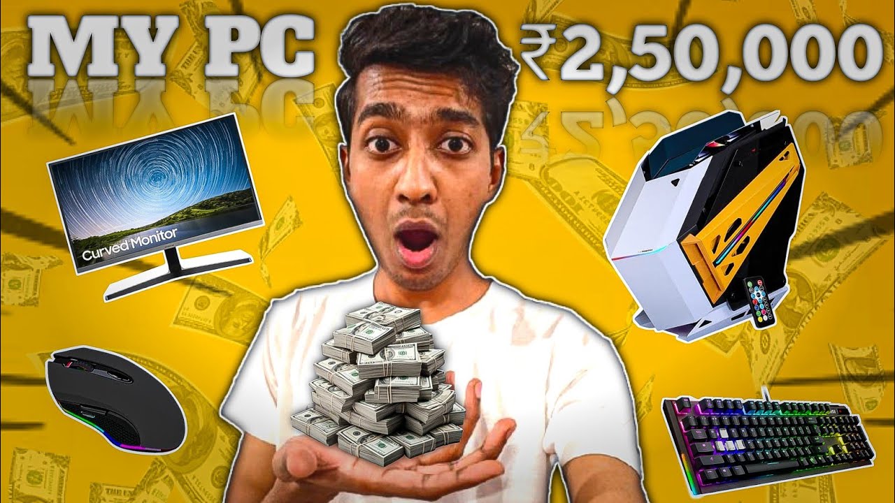 MY Rs.2,50,000 GAMING PC SETUP TOUR | MUTANTSHIV - YouTube