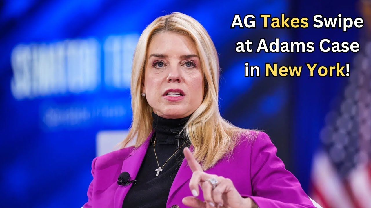 The U.S. attorney general derides the merits of the Adams case in New ...