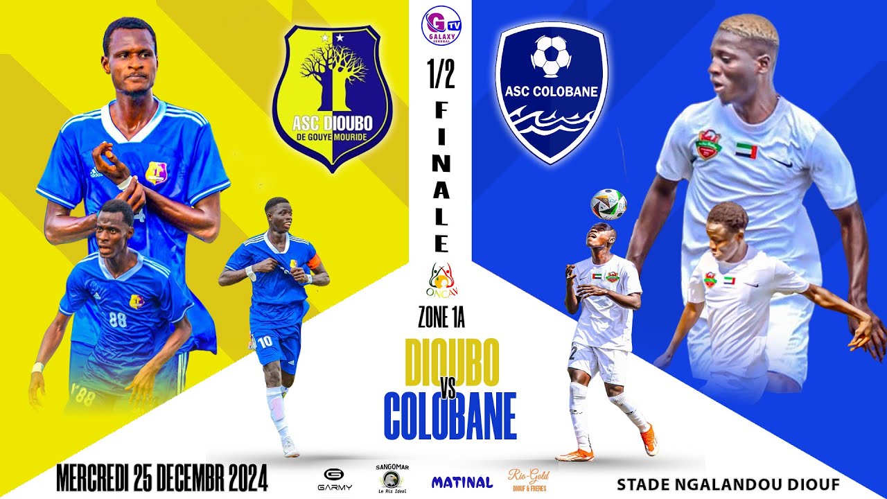 🔴DIRECT:COLOBANE vs DIOUBO 1/2 FINALE ZONE 1A RUFISQUE.NAVETANE 2024 - YouTube