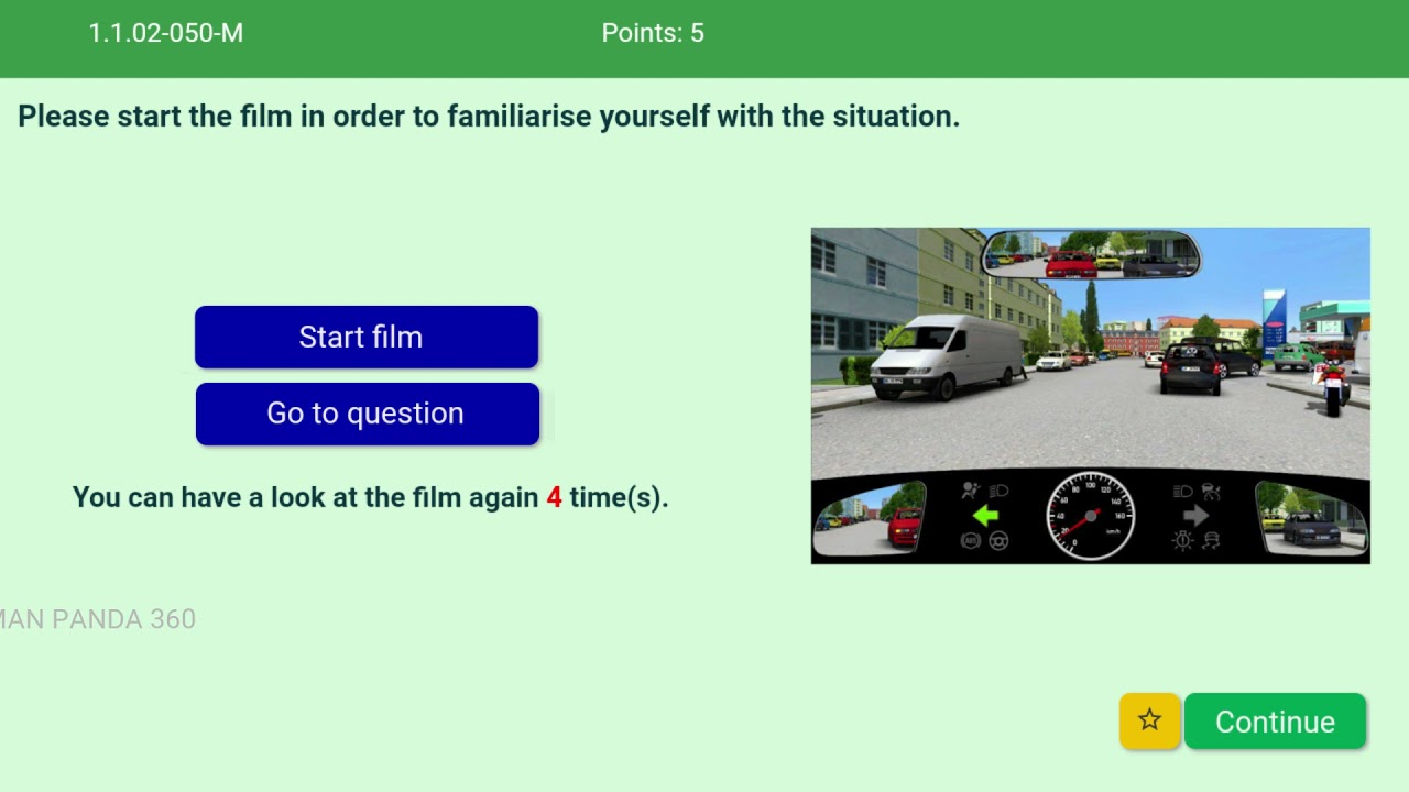 Video Question 2, Driving License Germany, Theory Exam, Practical ...