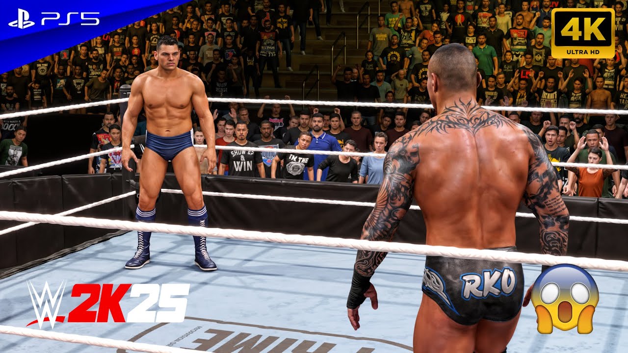 WWE 2K25 - Randy Orton vs. Gunther | No Holds Barred Match | PS5™ [4K60 ...