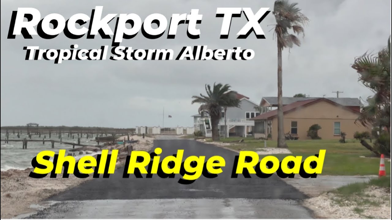 Rockport: Shell Ridge Road Damage from Tropical Storm Alberto and ...