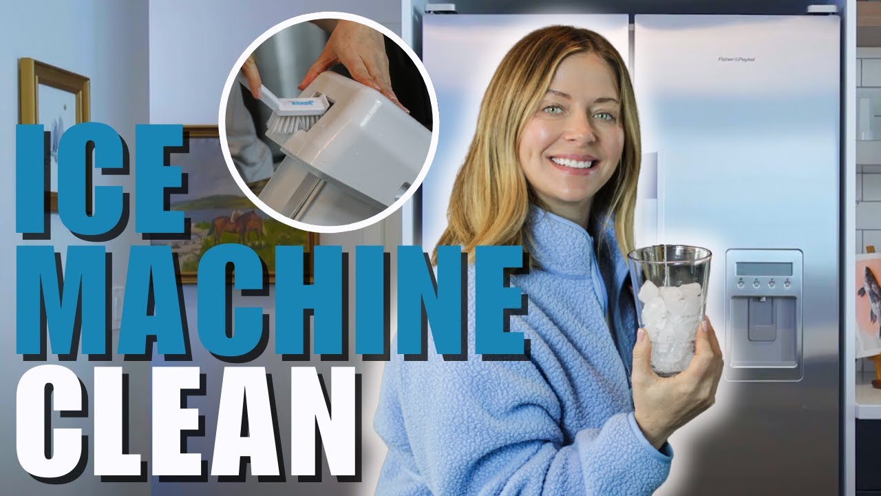How to Clean your Fridge Ice Machine - YouTube