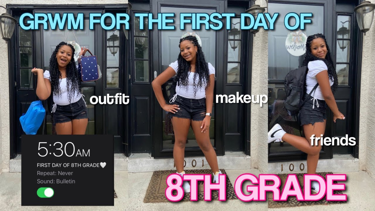 First Day Of School Grwm Vlog 8th Grade🤠 Youtube
