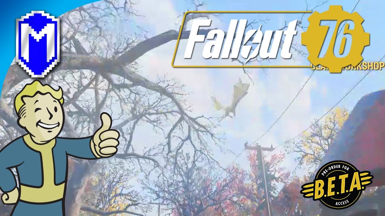 What Is That!? A Very Big Flying Creature - Let's Play Fallout 76 Beta ...