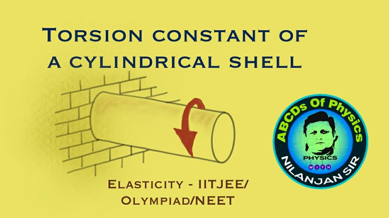 Torsion constant of thin cylindrical shell - YouTube