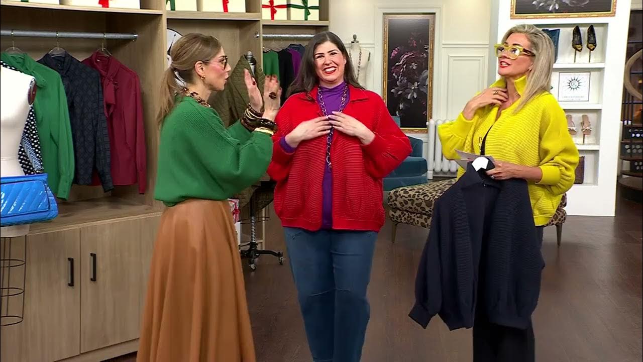 Carla Rockmore Collection The Cocoon Sweater Cardigan on QVC - YouTube