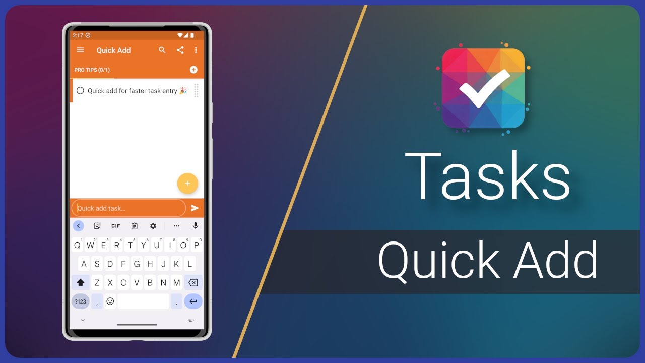 Tasks - Quick add - YouTube