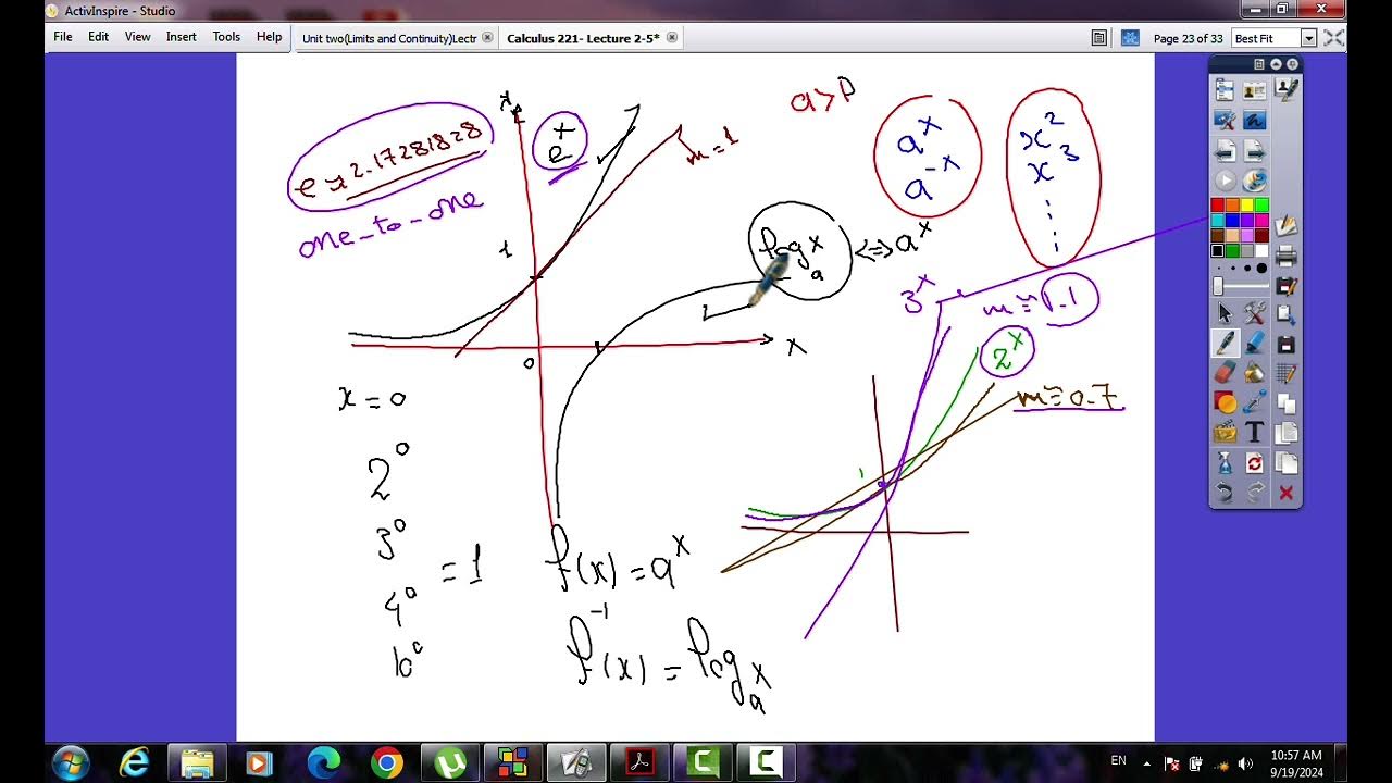 Lecture 6 Logarithmic Functions - YouTube