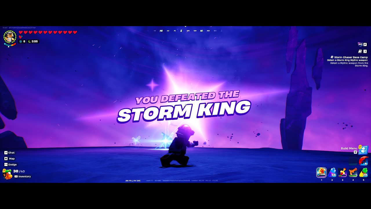 Storm King Boss Fight - LEGO Fortnite - Ultrawide Resolution - YouTube